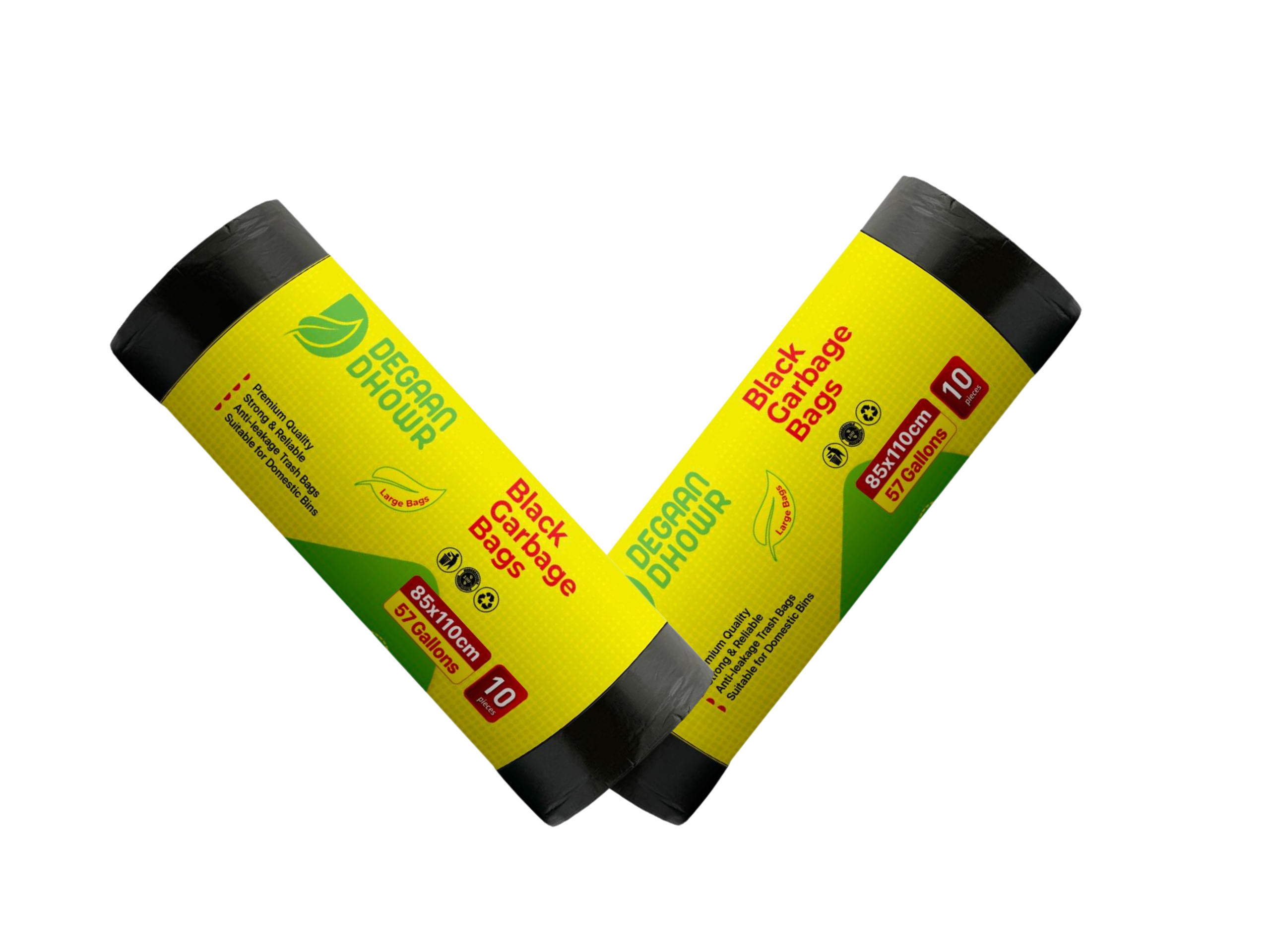 Black Garbage Bags - Degaan Dhowr